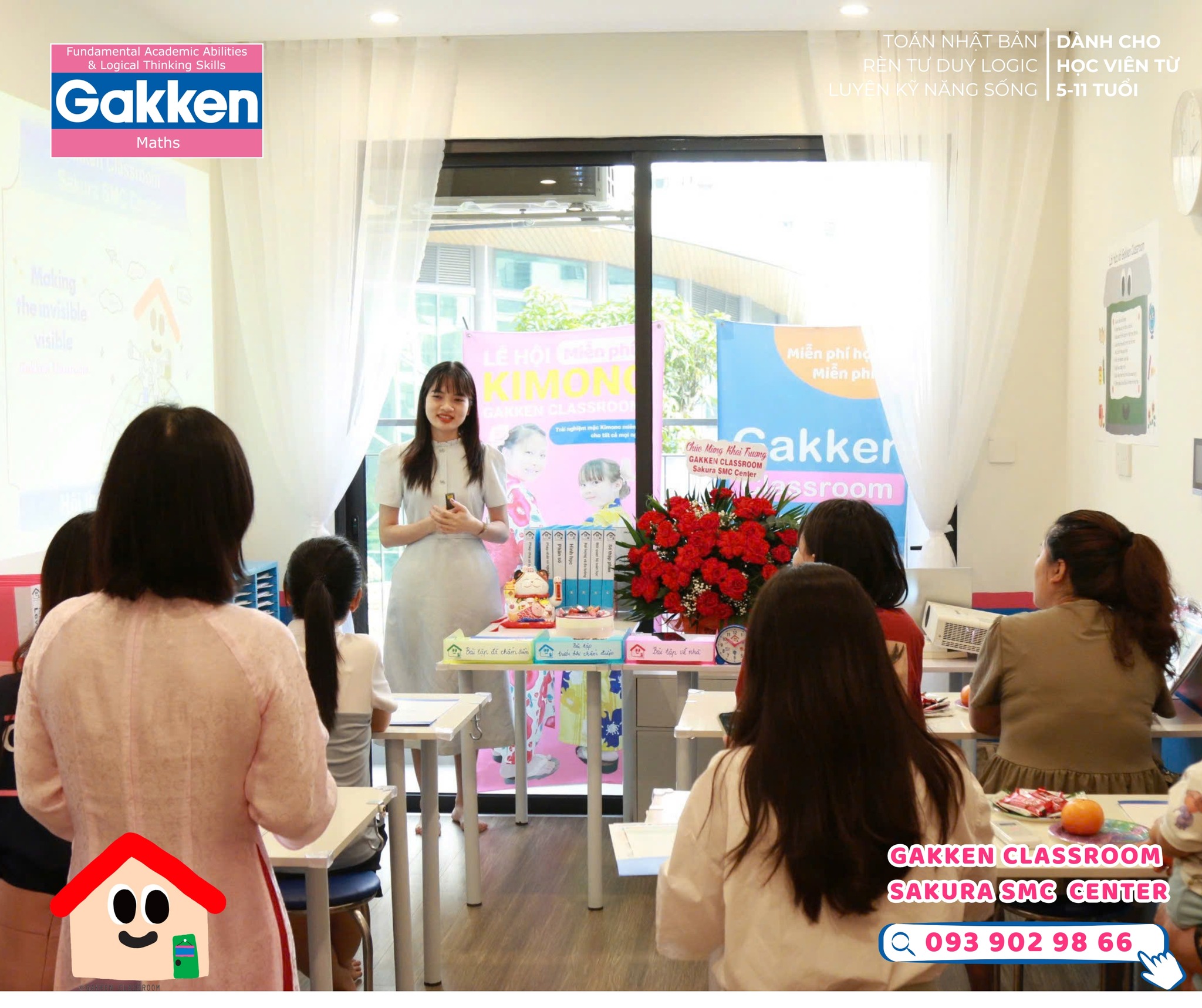Khai Trương Gakken Classroom Sakura SMC Center - Giáo Dục Toán Nhật Bản - https://gakken.edu.vn